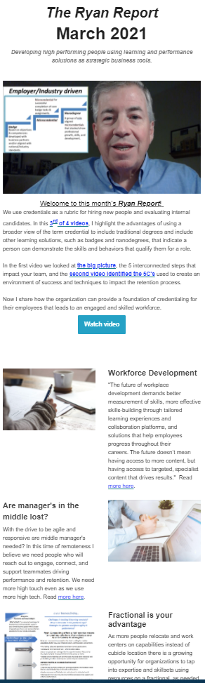 The Ryan Report – March 2021 | Monday Morning Musings