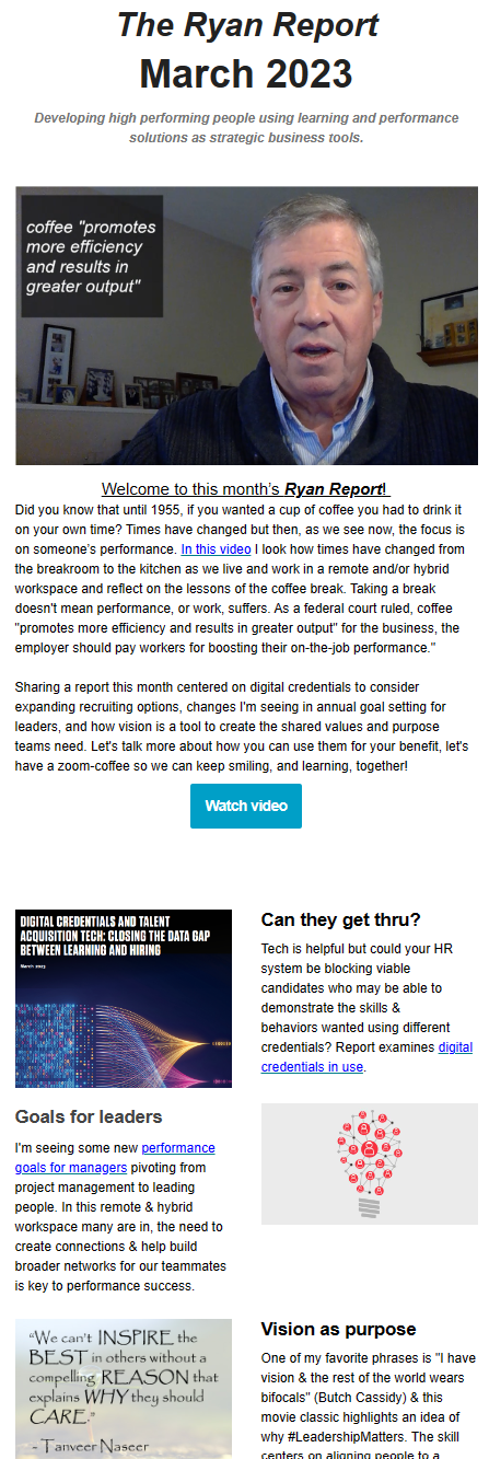 The Ryan Report: March 2023 | Monday Morning Musings